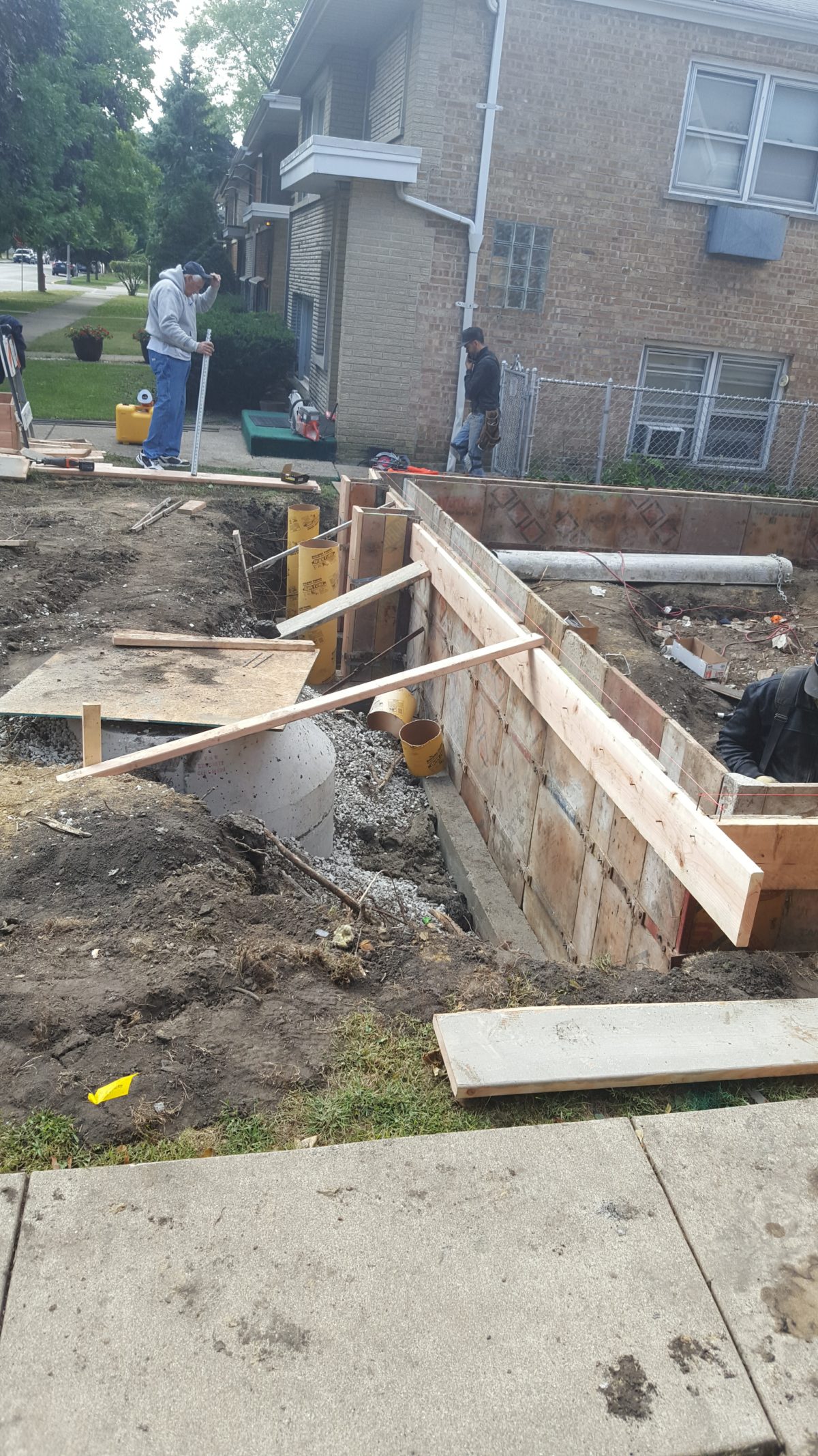 NEW sewer, water service, flood control & foundation in Berwyn, IL ...